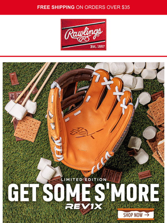 Rawlings: Snag Your Exclusive S'mores REV1X Glove | Milled