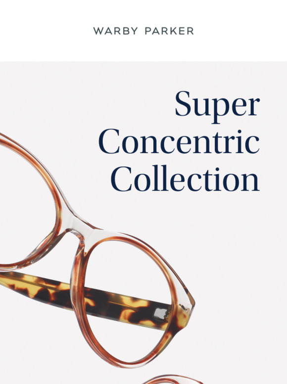 Warby Parker: New Super Concentric frames are here! | Milled