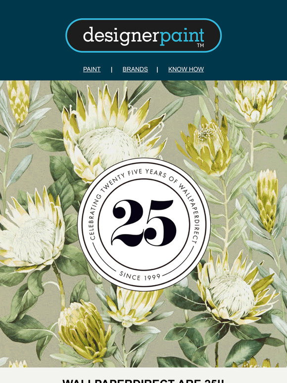 Designerpaint: Wallpaperdirect is 25! 🥳 | Milled