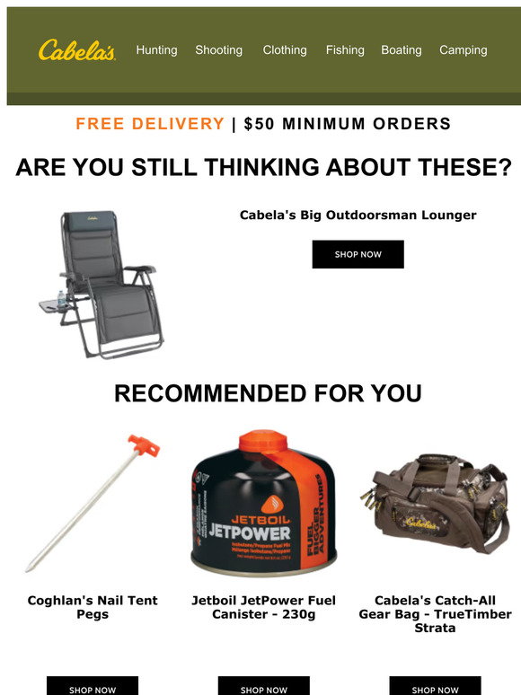 Cabelas We Noticed This Caught Your Eye Milled