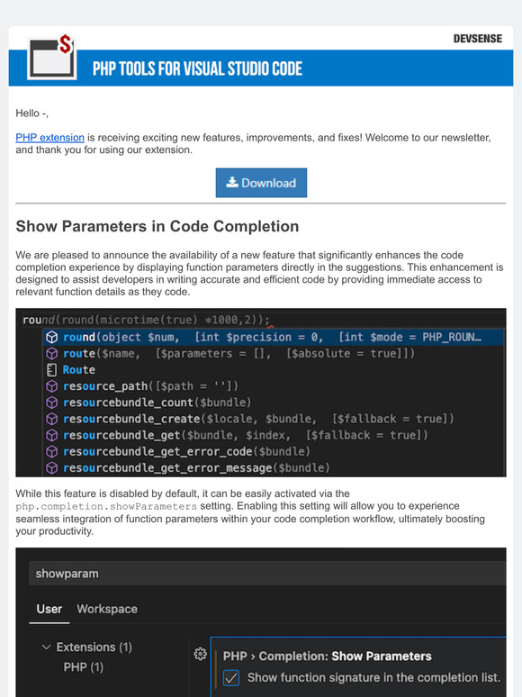 DevSense: New Features for PHP in Visual Studio Code (September 2024) | Milled