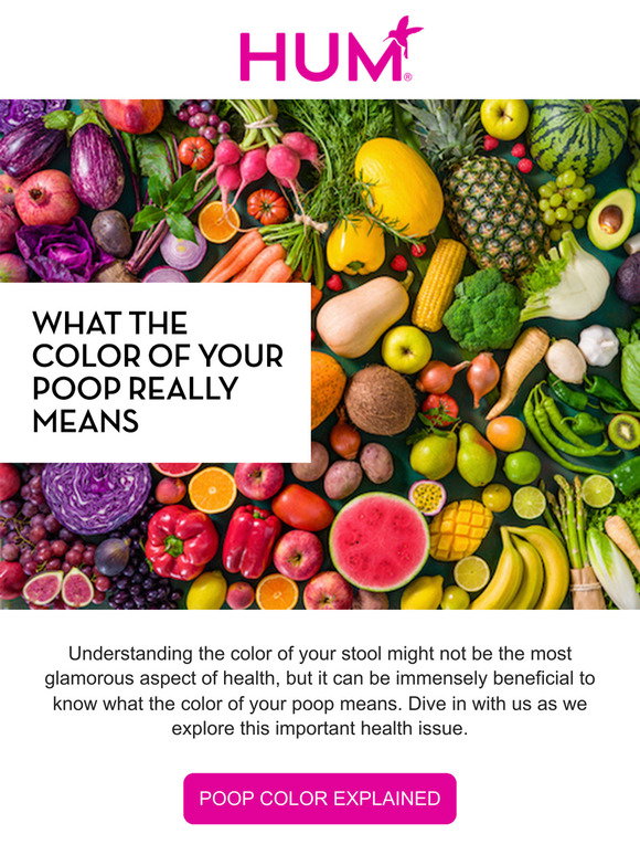 HUM Nutrition: What the color of your poop really means 💩 | Milled