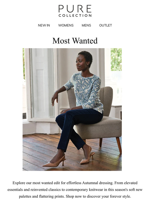 Pure Collection Email Newsletters: Shop Sales, Discounts, and Coupon Codes
