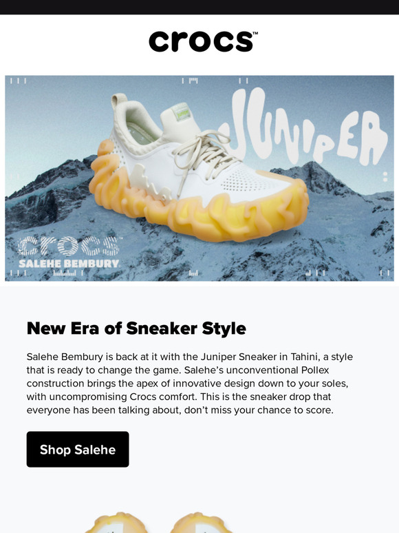 Crocs: Salehe Bembury X Crocs Juniper Sneaker has arrived | Milled