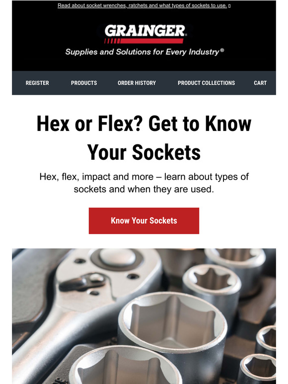 Grainger Email Newsletters: Shop Sales, Discounts, and Coupon Codes