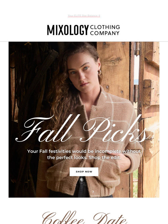 Mixology Clothing: Fall Outfits For Every Occasion | Milled