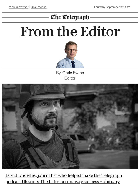 The Telegraph: Remembering David Knowles, plus Sven-Goran Eriksson's ...