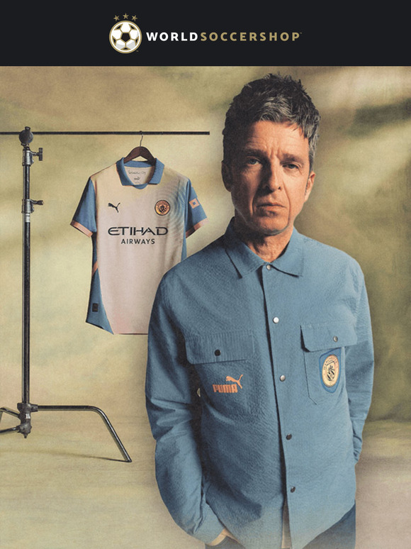 World Soccer Shop: Definitely Maybe the Best Shirt of the Year: Oasis x ...