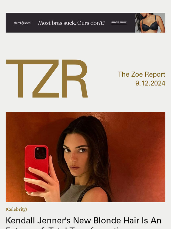The Zoe Report: Kendall Jenner's New Blonde Hair Is The It-Color Of ...