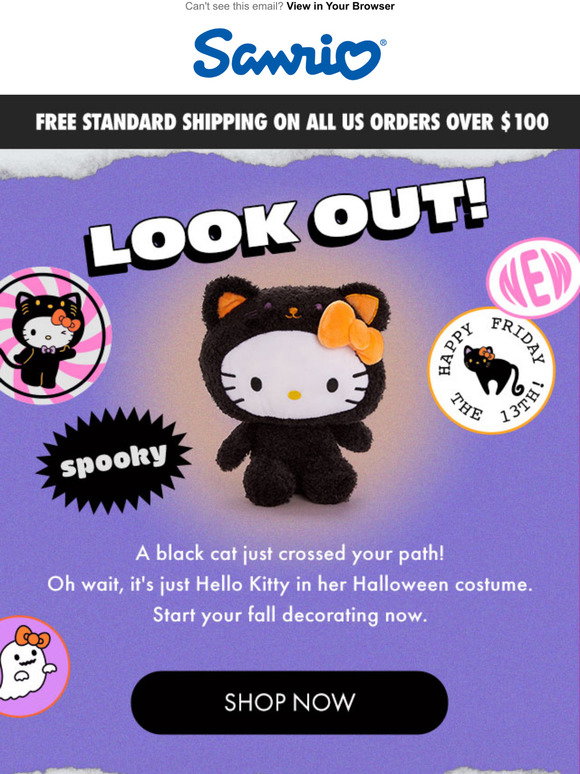 Hello Kitty: HAPPY FRIDAY THE 13TH! 👻 | Milled