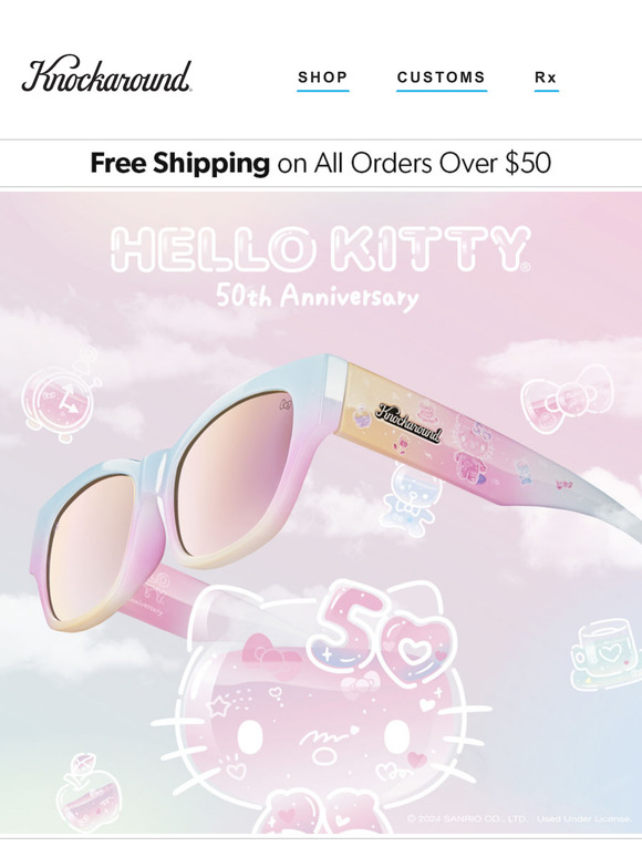 Knockaround: We're Celebrating 50 Years of Hello Kitty 🎀 | Milled
