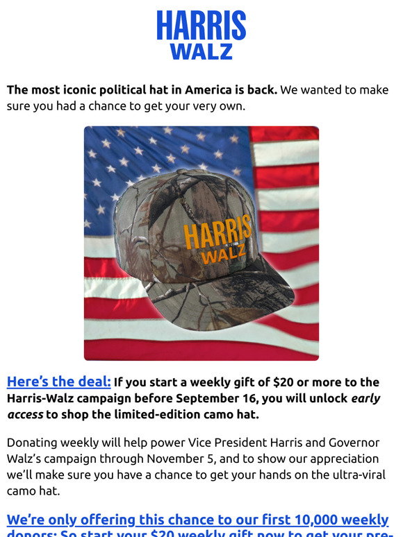Kamala Harris: Here’s how you can get your hands on the most iconic hat ...