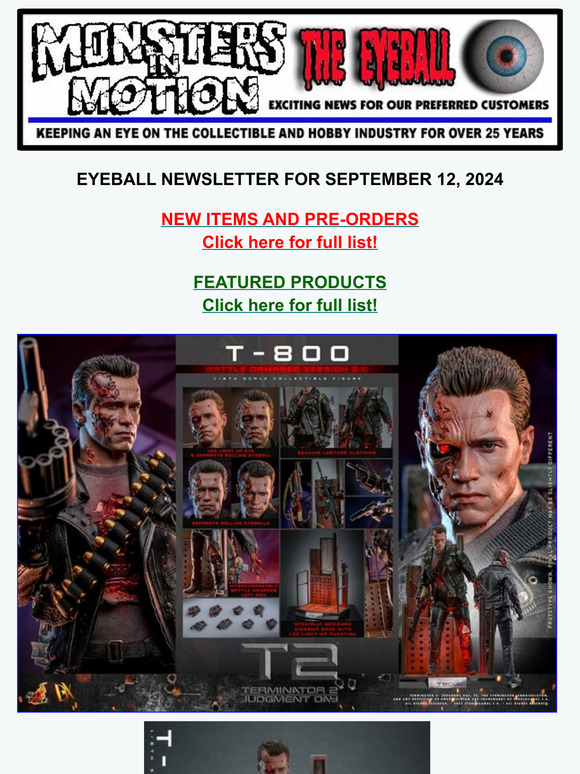 Monsters in Motion: Star Trek Vs. Godzilla Vs. Terminator T-800 and ...