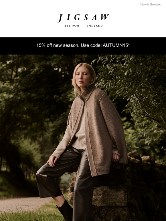 Jigsaw: New In | Leather, reimagined | Milled