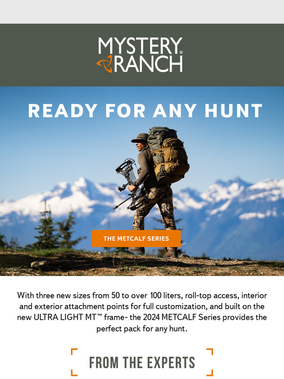 Mystery Ranch: READY FOR ANY HUNT | Milled