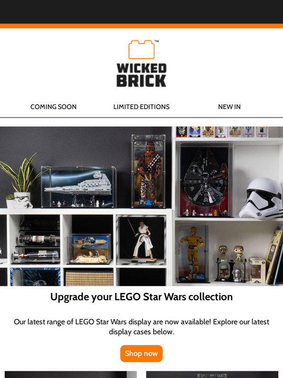 Wicked Brick: New LEGO Star Wars displays now available 💫 | Milled