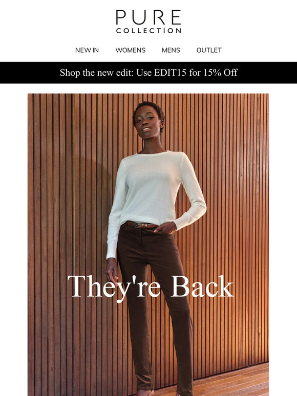 Pure Collection Email Newsletters: Shop Sales, Discounts, and Coupon Codes