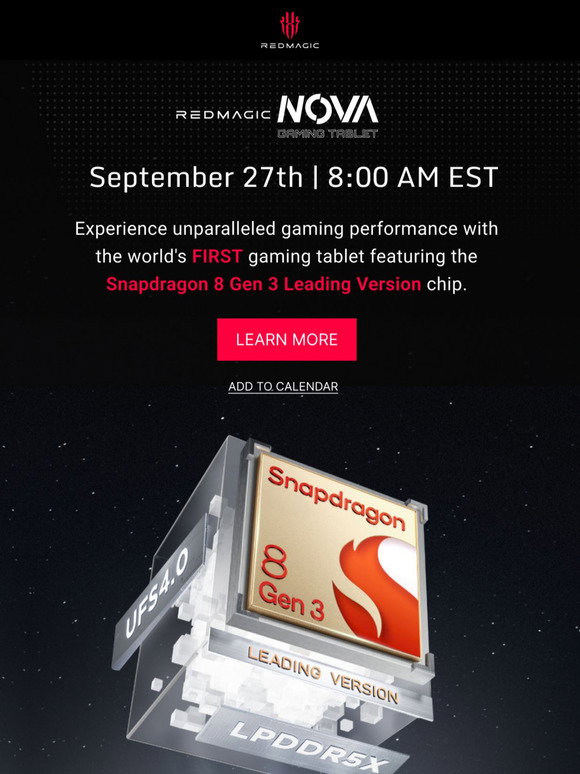RedMagic WW: 🔥REDMAGIC Nova - Elevated Chip. Exceptional Power | Milled