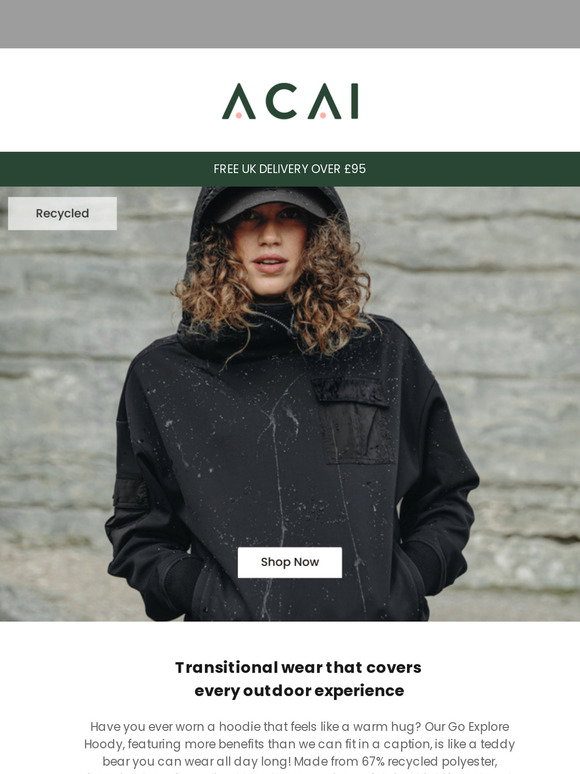 ACAI Outdoorwear: ⭐Transitional wear that covers every outdoor ...