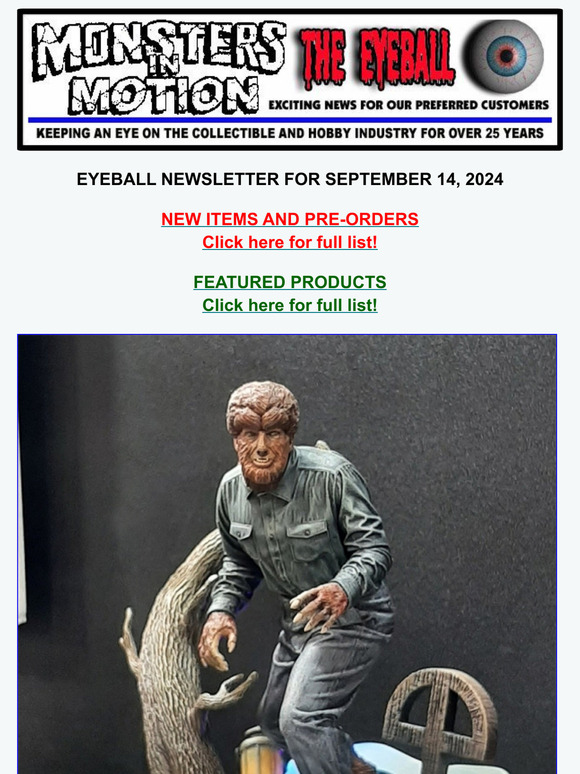 Monsters in Motion: Universal Monsters Model Kits and Resin Kits for ...