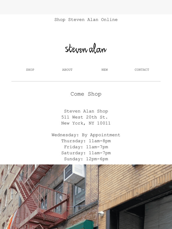 Steven Alan: The Steven Alan store is now open in NYC | Milled
