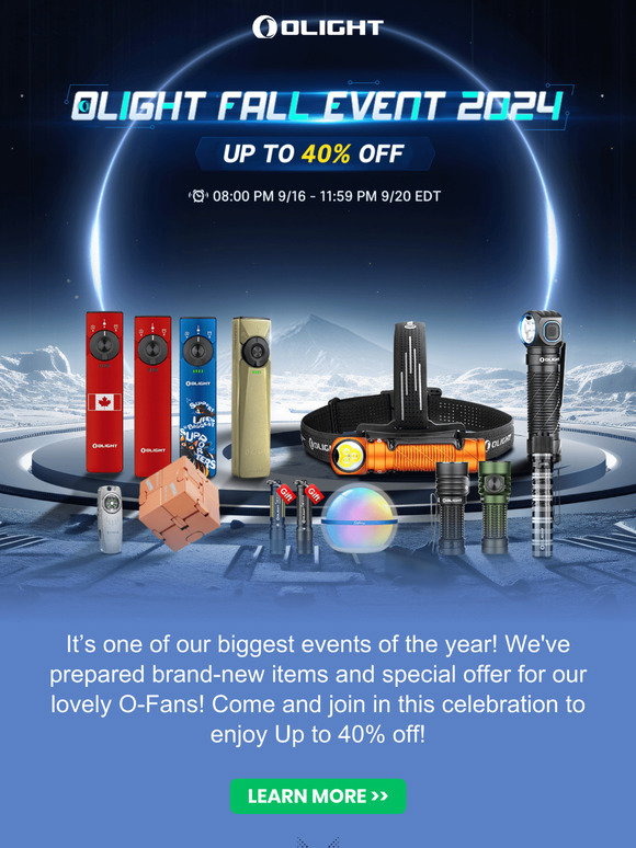 Olight: New Release | FALL EVENT is finally here! | Milled