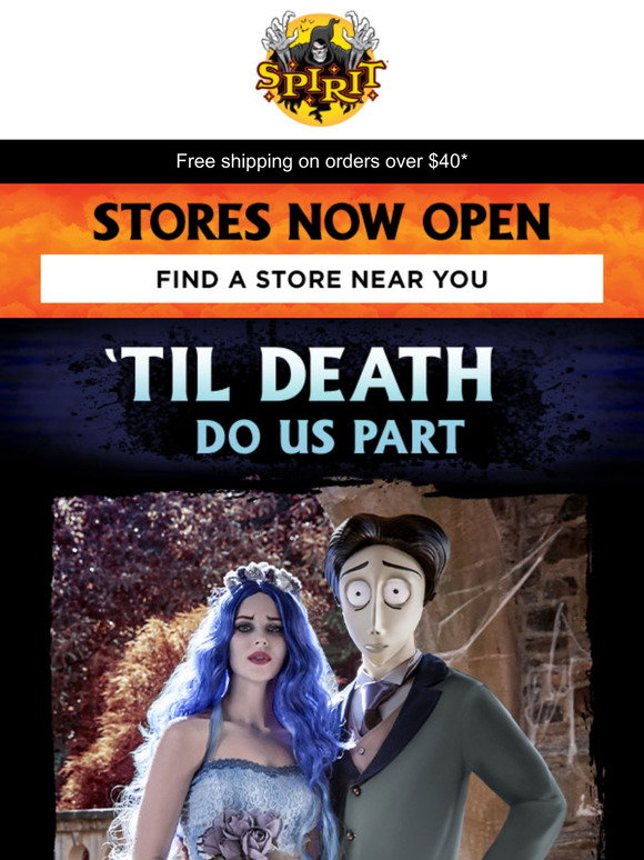 Spirit Halloween: 💍 Say "I do" to Corpse Bride | Milled