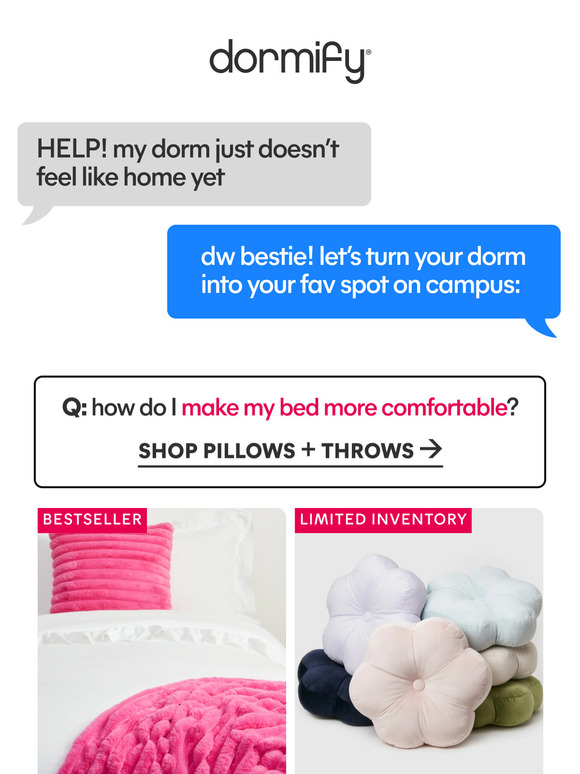 Dormify: pov: your dorm is your fav spot on campus | Milled
