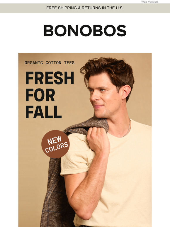 Bonobos Email Newsletters: Shop Sales, Discounts, and Coupon Codes