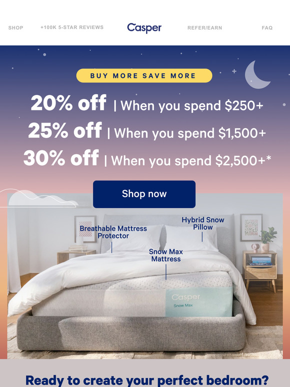 Casper Email Newsletters: Shop Sales, Discounts, and Coupon Codes