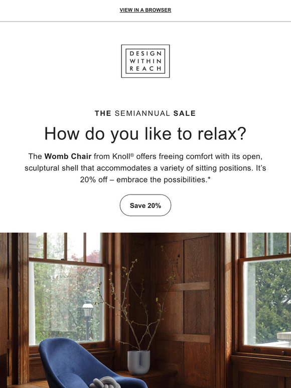 Design Within Reach Email Newsletters: Shop Sales, Discounts, and ...