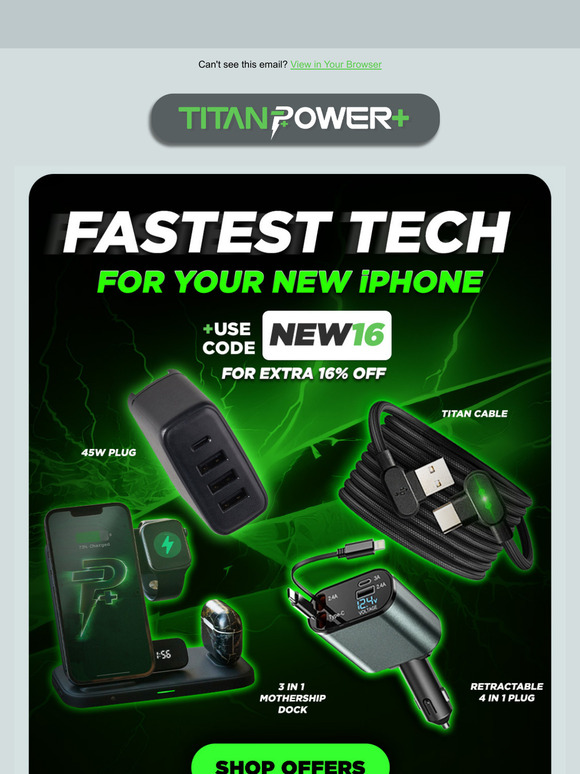 Titan Power Plus: Best tech for the new iPhone 16! 🥇 | Milled