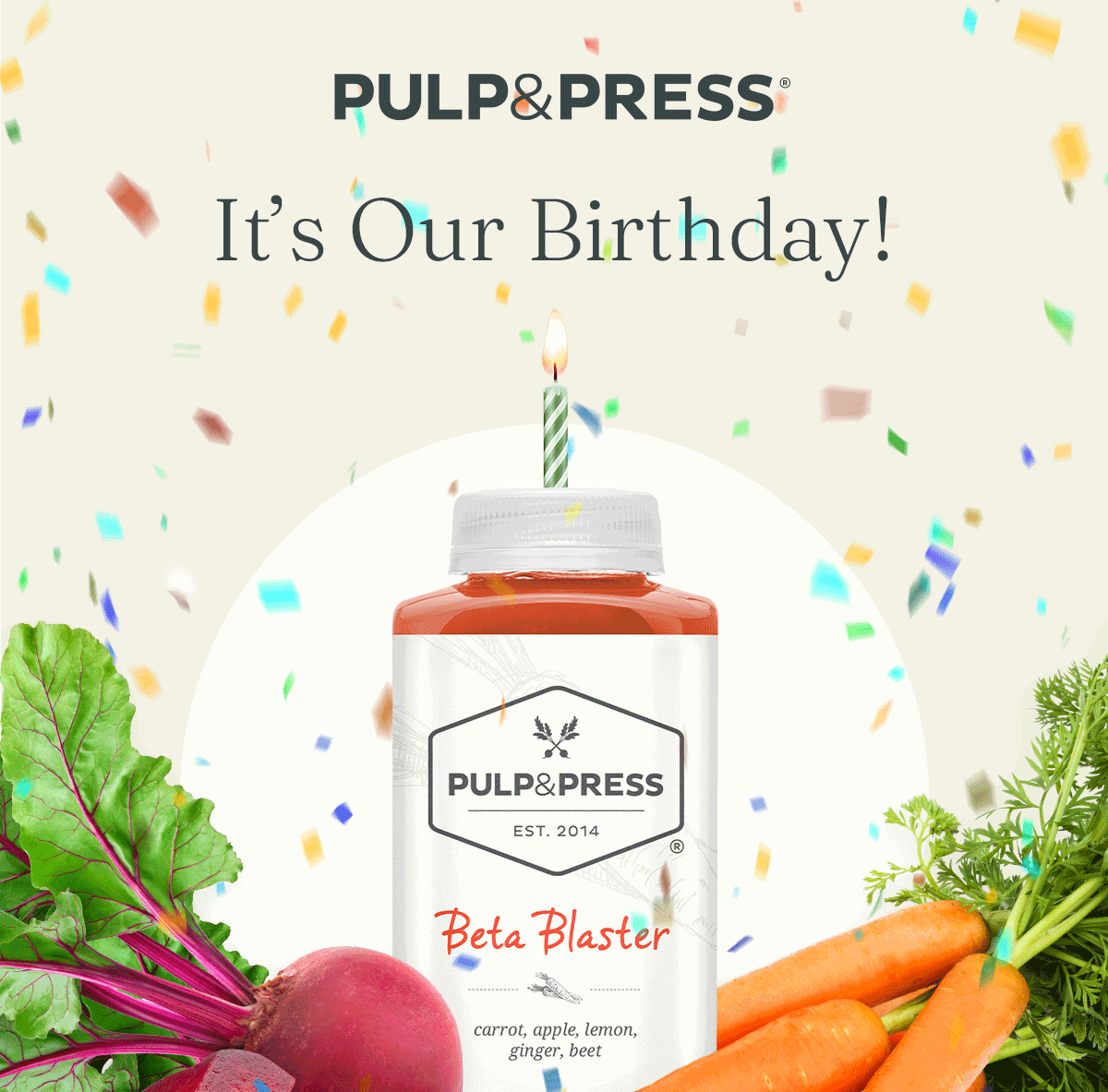 Pulp & Press: It's our birthday! 🎂 | Milled