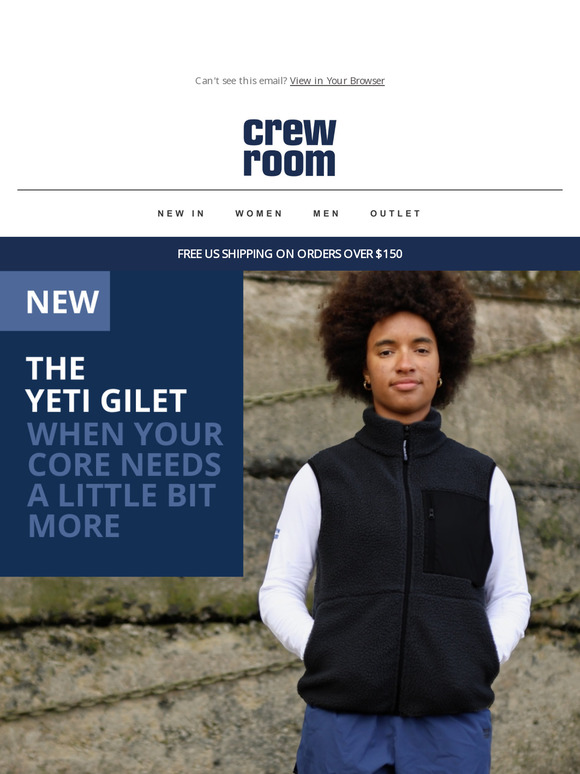 Crewroom: Introducing The Yeti Fleece Gilet | Milled