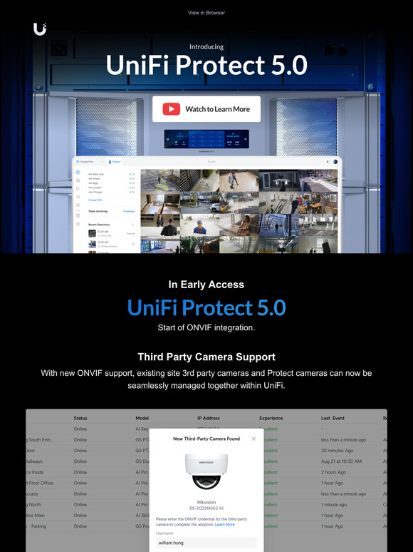 Ubiquiti: Introducing UniFi Protect 5.0 and Enterprise NVR | Milled
