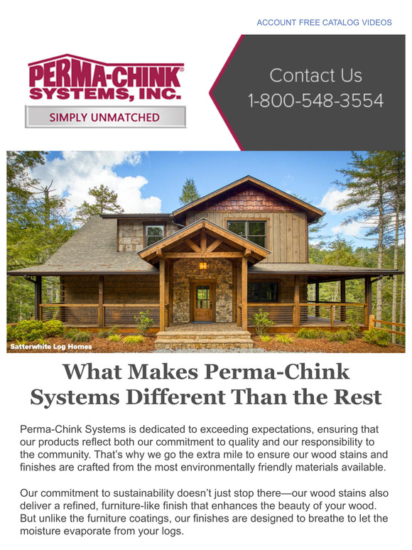 Perma-Chink Systems: What Makes Perma-Chink Systems Different & Better ...