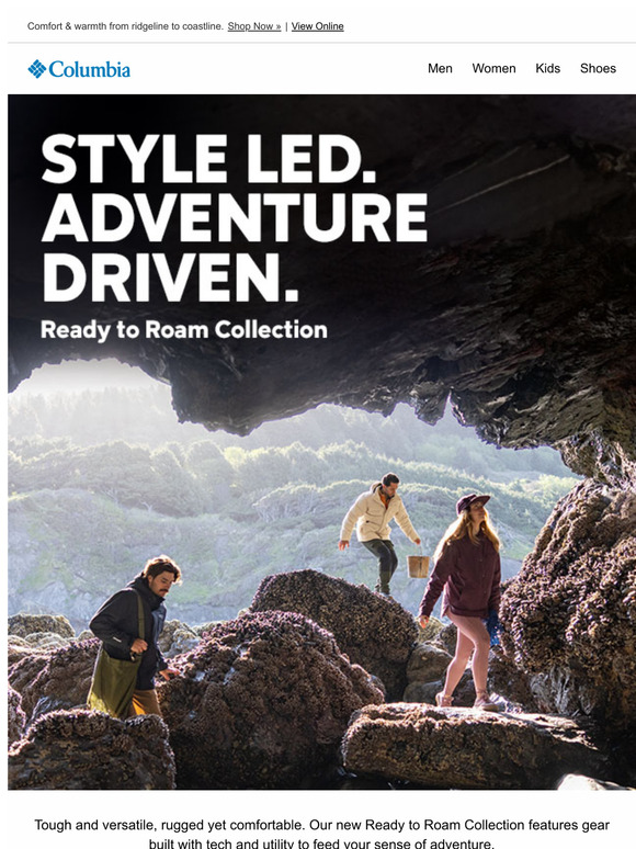 Columbia: Meet our NEW Ready to Roam collection. 🥾 | Milled