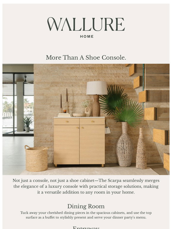 Wallure Home: They’ll Never Know: The Most Versatile Console | Milled