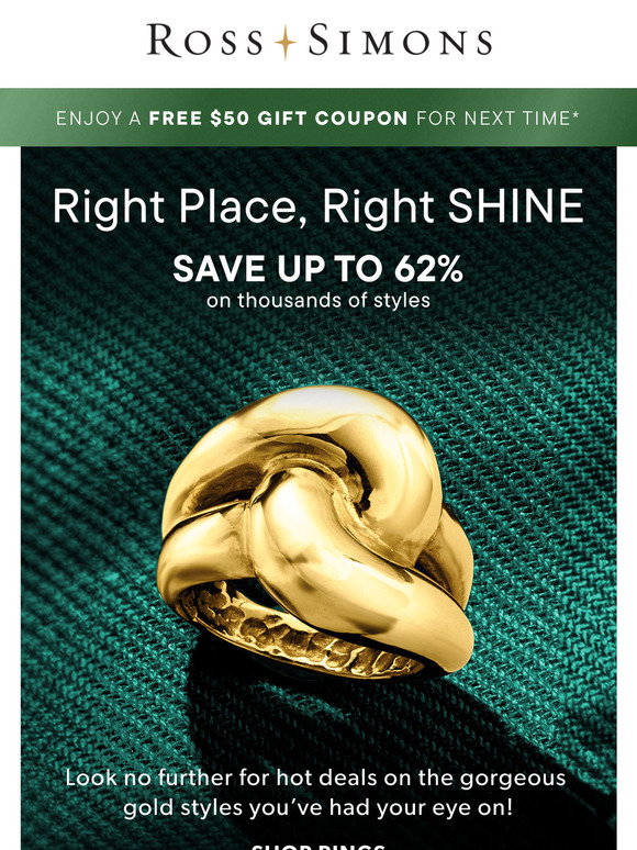 Ross-Simons: Fill your cart with luxurious GOLD jewelry and glow from ...
