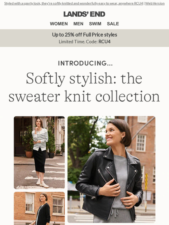 Land's End: NEW IN: sweater knit separates to mix & match | Milled