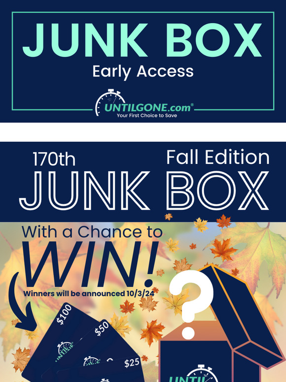 Yugster.com: Junk Box #170 Fall Edition is Here – Claim Early Access ...
