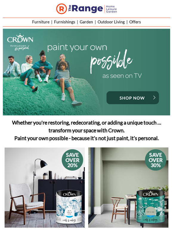 The Range: Paint your own possible - because it’s not just paint, it’s ...