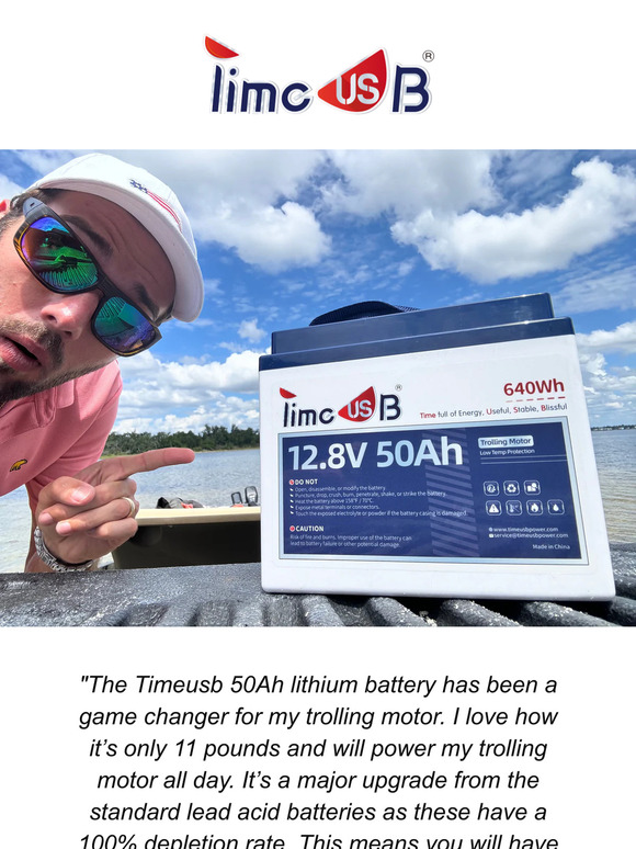 TimeUSBPower: 🆕【User Story】Greyson shares his experience using the 50Ah ...