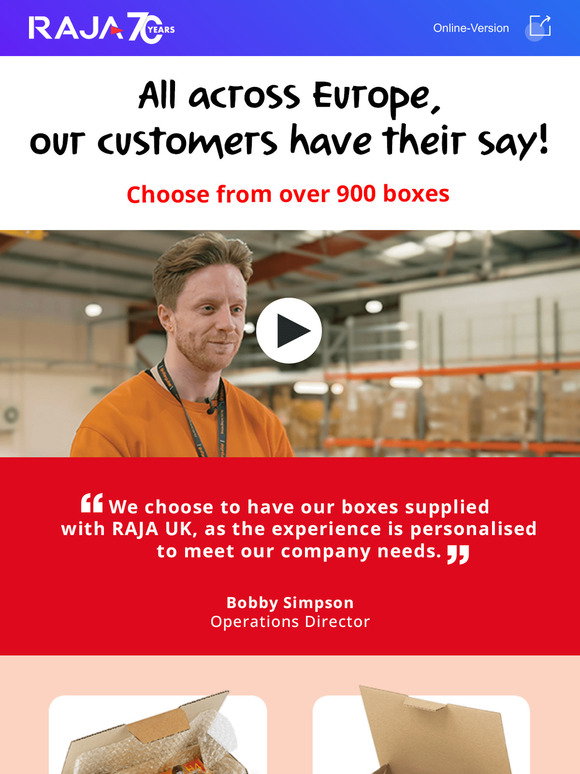 Raja: 📦 Explore our wide selection of cardboard boxes! | Milled