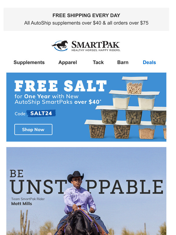 SmartPak Equine: Joint Support From the Inside Out | Milled