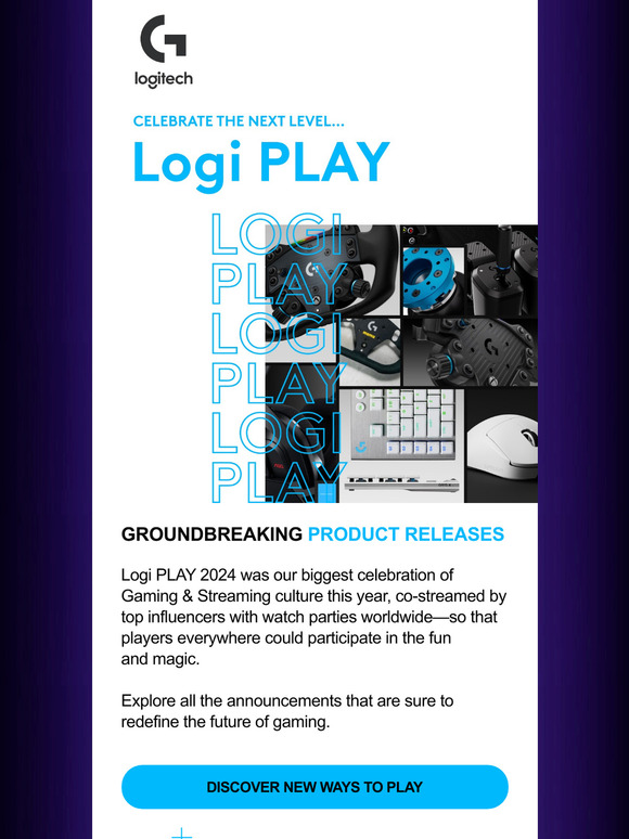 Logitech G: Logi PLAY: Discover our latest Racing Series innovations ...