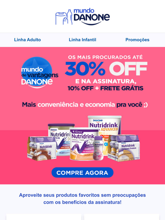Mundo Danone: Os mais procurados até 30% OFF 🔍 | Milled