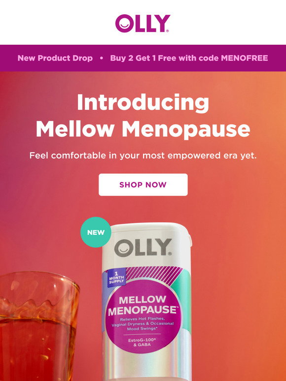 OLLY: Meet Mellow Menopause | Milled