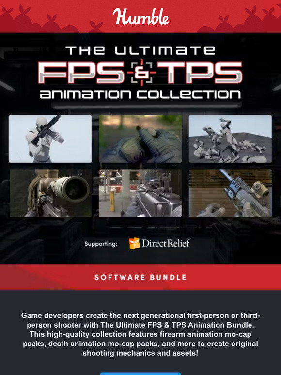 Humble Bundle: Say hello to The Ultimate FPS & TPS Animation Bundle ...