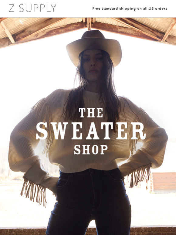 Z SUPPLY: Sweater Weather Looks Better Than Ever | Milled